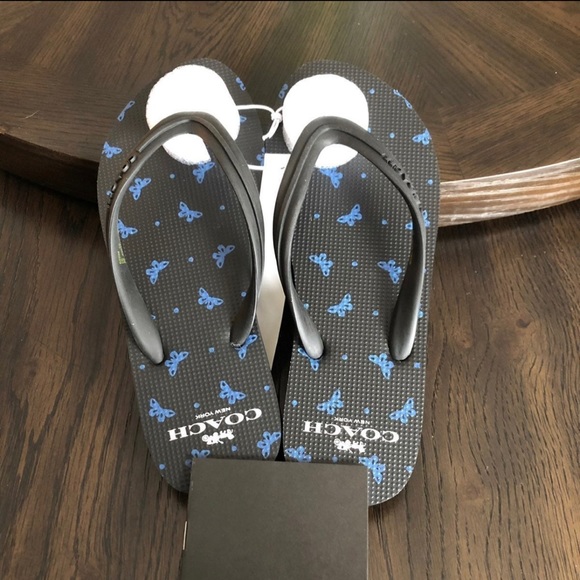 Coach | Shoes | Coach Flip Flops Size 5 Nib | Poshmark